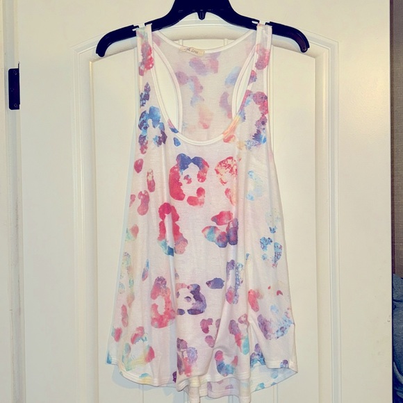 Phil Love | Tops | Phil Love Colorful Razorback Top | Poshmark